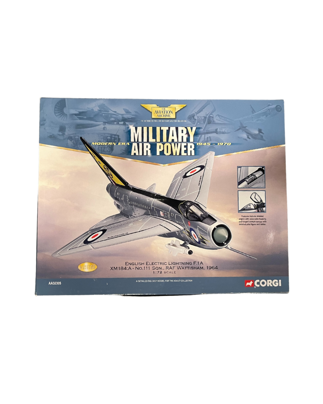 English Electric Lightning F.1A No. 111 sqn. RAF - Aircraft Model ...